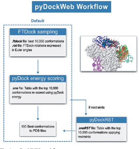 Figure 1 From Pydockweb A Web Server For Rigid Body Protein Protein Docking Using