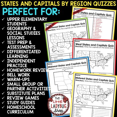 50 States And Capitals Test