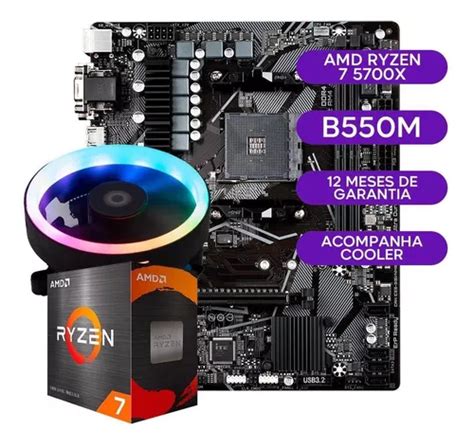 Kit Upgrade Gamer Amd Ryzen X Cooler B M Parcelamento Sem Juros