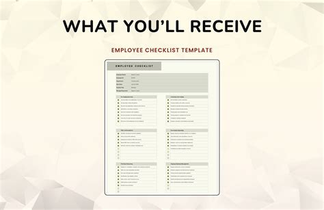 Employee Checklist Template In Excel Google Sheets Download Template Net