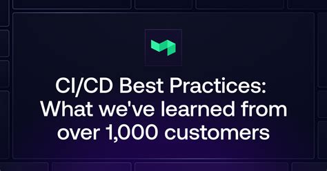 Ci Cd Best Practices Lessons From 1 000 Customers Webinar Buildkite