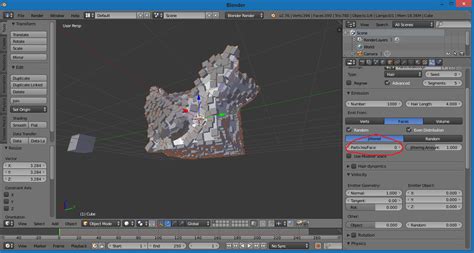 Modeling Removing Overlapping Objects Made With Particles Blender