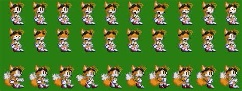 Redoing My Custom Tails Sprite Sheet By Sup2mgy On Deviantart