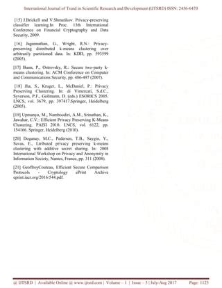 Privacy Preserving Approaches For High Dimensional Data PDF