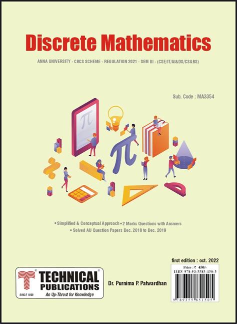 Buy Discrete Mathematics For Be Anna University R21cbcs Iii