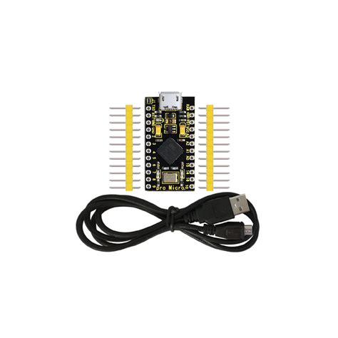 KEYESTUDIO PRO MICRO ATmega U V MHz Development Board With Row Pin Header For Arduino