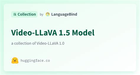 Video LLaVA Model A LanguageBind Collection
