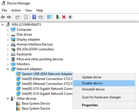 Get Rid Of Yellow Mark On Usb Eem On Windows Server 2019 Advantech