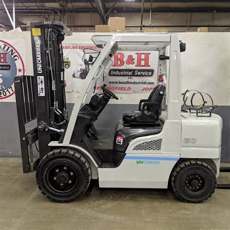Used Unicarrier Forklift Pf60lp 3038 Bandh Industrial Service Inc