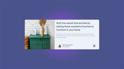 frontend mentor article preview component coding challenge solution