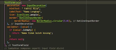 Cara Membuat Form Di Flutter Baraja Coding