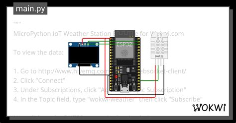 Micropython Mqtt Weather Logger Esp32 Display Wokwi Esp32 Stm32