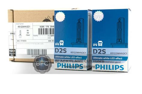 Philips D2S HID Bulbs 85122 WHV2 White Vision – BlackFlameCustoms.com