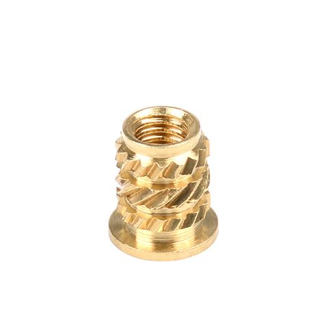 Reverse Knurled Nut Inserts Threaded Insert Brass Embedment Nuts
