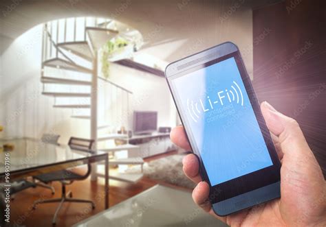 Li Fi High Speed Wireless Connection Stock Photo Adobe Stock
