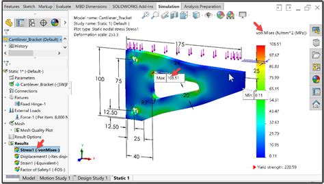 Lesson 2 Solidworks Optimization Analysis Using A Design Study Continued