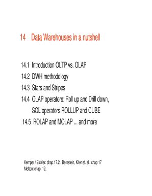 Fillable Online Inf Fu Berlin 14 Data Warehouses In A Nutshell Inf Fu Berlin Fax Email Print
