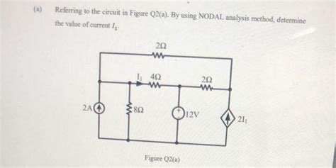 Solved Referring To The Circuit In Figure Q A By Using Chegg