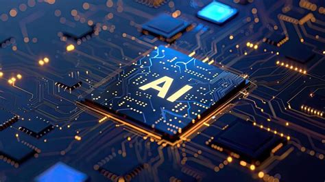 Premium Photo AI Microchip On Circuit Board