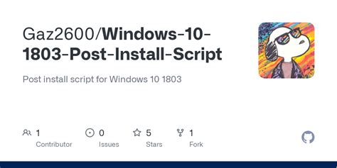 windows 10 1803 post install script run once ps1 at master · gaz2600