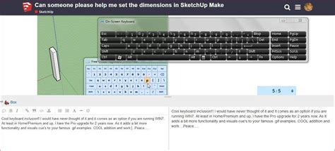 Can Someone Please Help Me Set The Dimensions In SketchUp Make SketchUp SketchUp Community