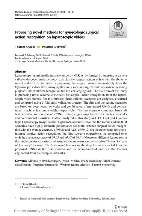 Proposing Novel Methods For Gynecologic Surgical Action Recognition On Laparoscopic Videos