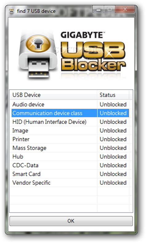 GIGABYTE USB Blocker Download Softpedia