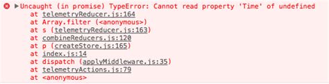 App Error While Parsing Telemetry Data Typeerror Cannot Read Property Time Of Undefined