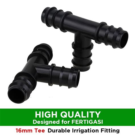 Mm Tee Joint Connector Polypipe Fertigasi Polipaip Irrigation Fitting