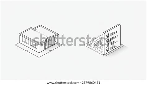 Ultra Minimal Data Decision Visualization Isometric Ai Generated Image