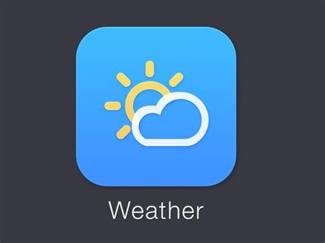 8 Ios 7 Weather Icon Images Weather App Icon Iphone Ios 7 Camera Icon And Ios Weather App