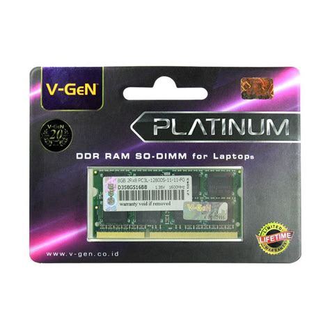 Sodim Ddr3 8gb 1600mhz Vgen Platinum