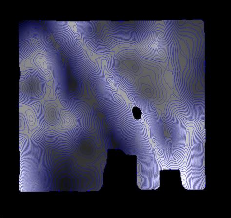 C Opencv Contour Lines On Gradient Every Interval Stack Overflow
