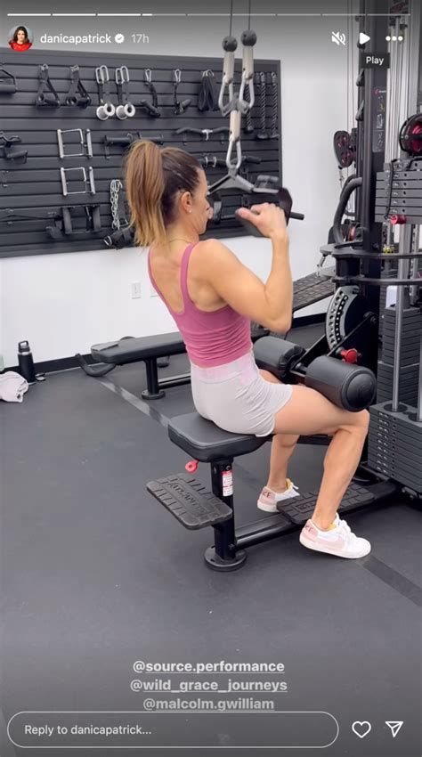 Danica Patrick In Workout Gear Says Thanks Coach