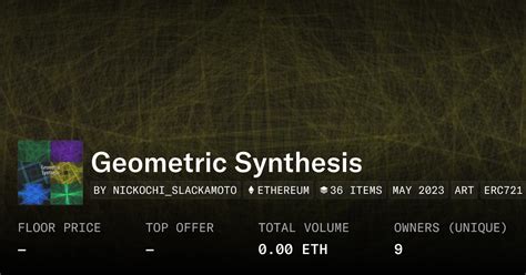 Geometric Synthesis Collection Opensea