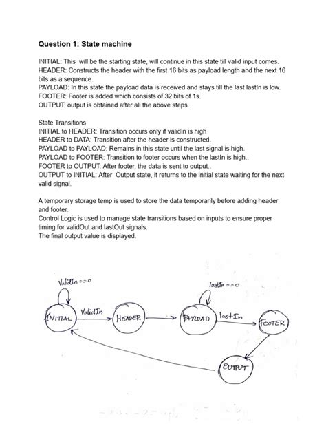 Question1 Statemachine Pdf Parameter Computer Programming