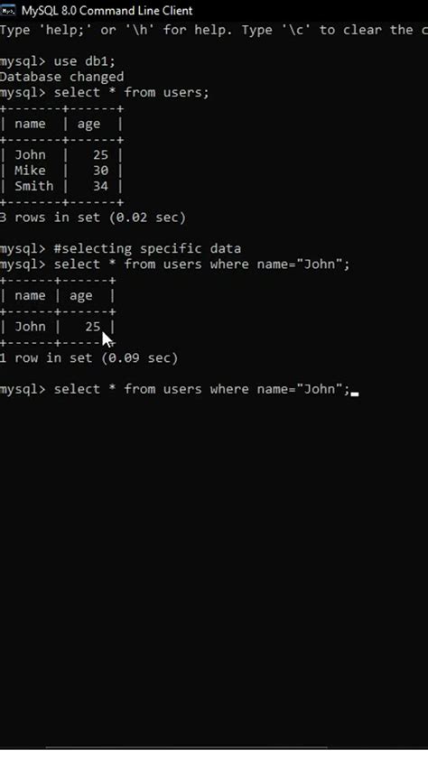 Select Specific Or Required Data From Table In Mysql Youtube