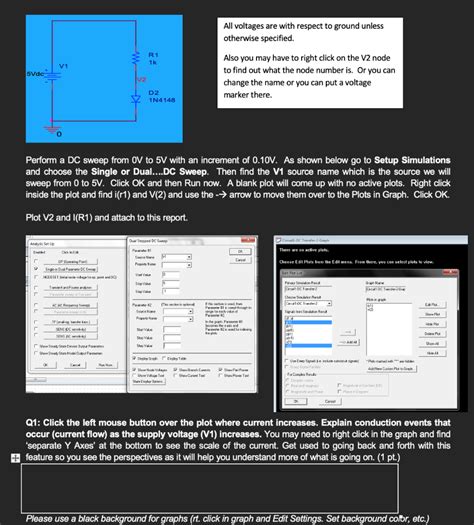Solved All Voltages Are With Respect To Ground Unless Chegg