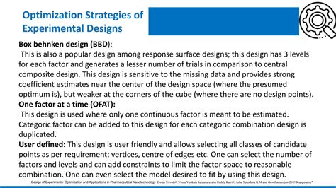 design of experiments formulation development exploring the best