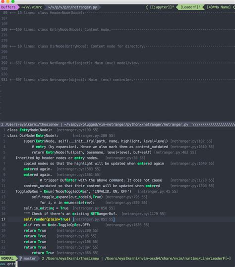 Preview Mode When Collapsed Issue Yggdroot LeaderF GitHub