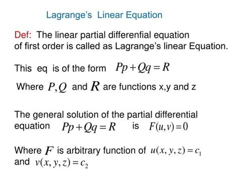 Ordinary Differential Equation Partial Differtial Equation Gradient Vector Analysis Ppt