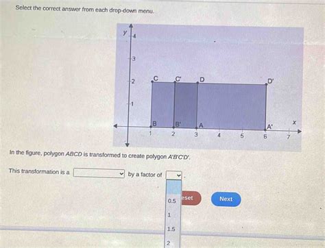 Select the correct answer from each drop-down menu. In the figure ...