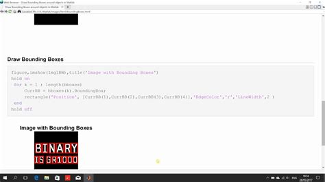 How To Draw BoundingBoxes In Matlab Bounding Boxes YouTube