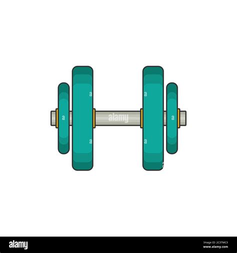 Dumbbell Flat Vector Stock Vector Image And Art Alamy