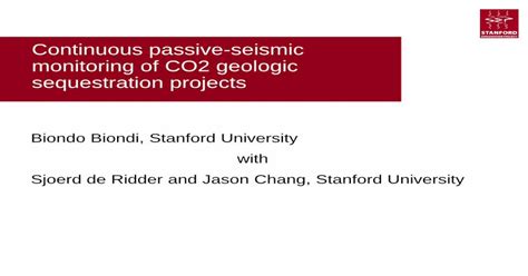 Pdf Continuous Passive Seismic Monitoring Of Co2 Geologic Dokumentips