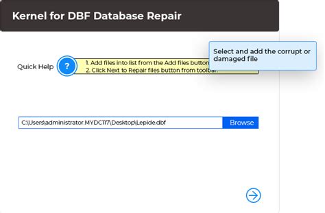 DBF Repair Tool Recover Corrupted DBF Files Easily