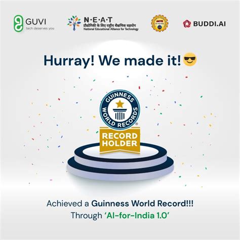 Sudarsun Santhiappan Phd On Linkedin Guinnessworldrecord Aiforindia