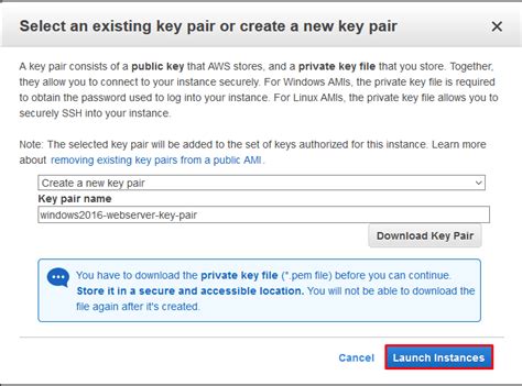 create ec2 instance windows server 2016 dan create elastic ip aws