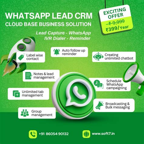 Whatsapp Crm Free Trial And Download Available At ₹ 499year In Nagpur
