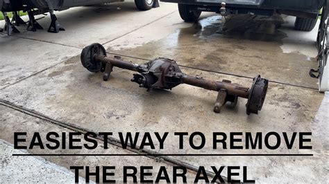 Removing Rear Axel 3rd Gen Camaro Youtube
